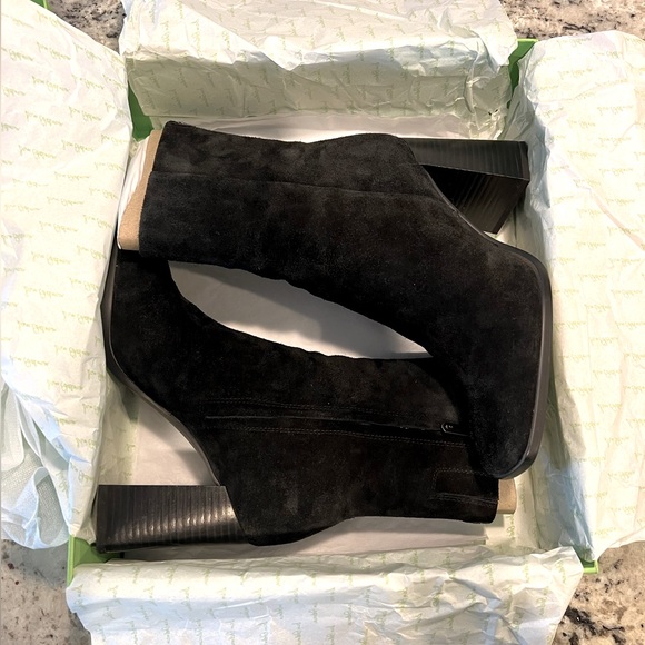 Sam Edelman | Shoes | Sam Edelman Ivette Black Suede Boots Size 7 ...